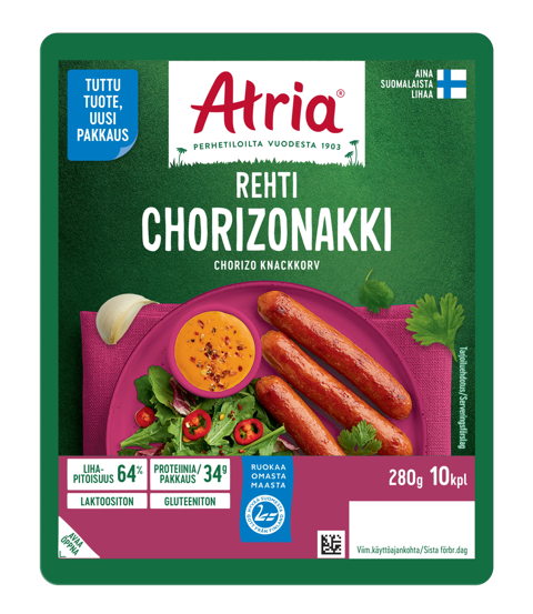 Atria Kevyt kuoreton Nakki 3kg/28g | Ammattilaiset