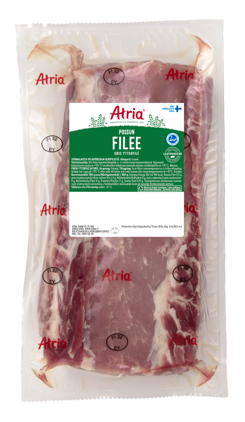 Atria Possun Ulkofilee Naturell 1xn1,5kg | Ammattilaiset